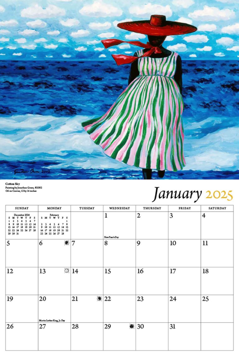 Art of Jonathan Green Calendar 2025 - The Jonathan Green Collection